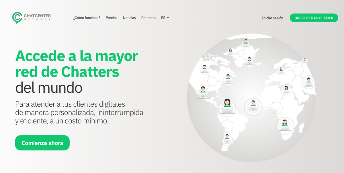 CHAT CENTER NETWORK | CHAT CON AGENTES HUMANOS 24/7